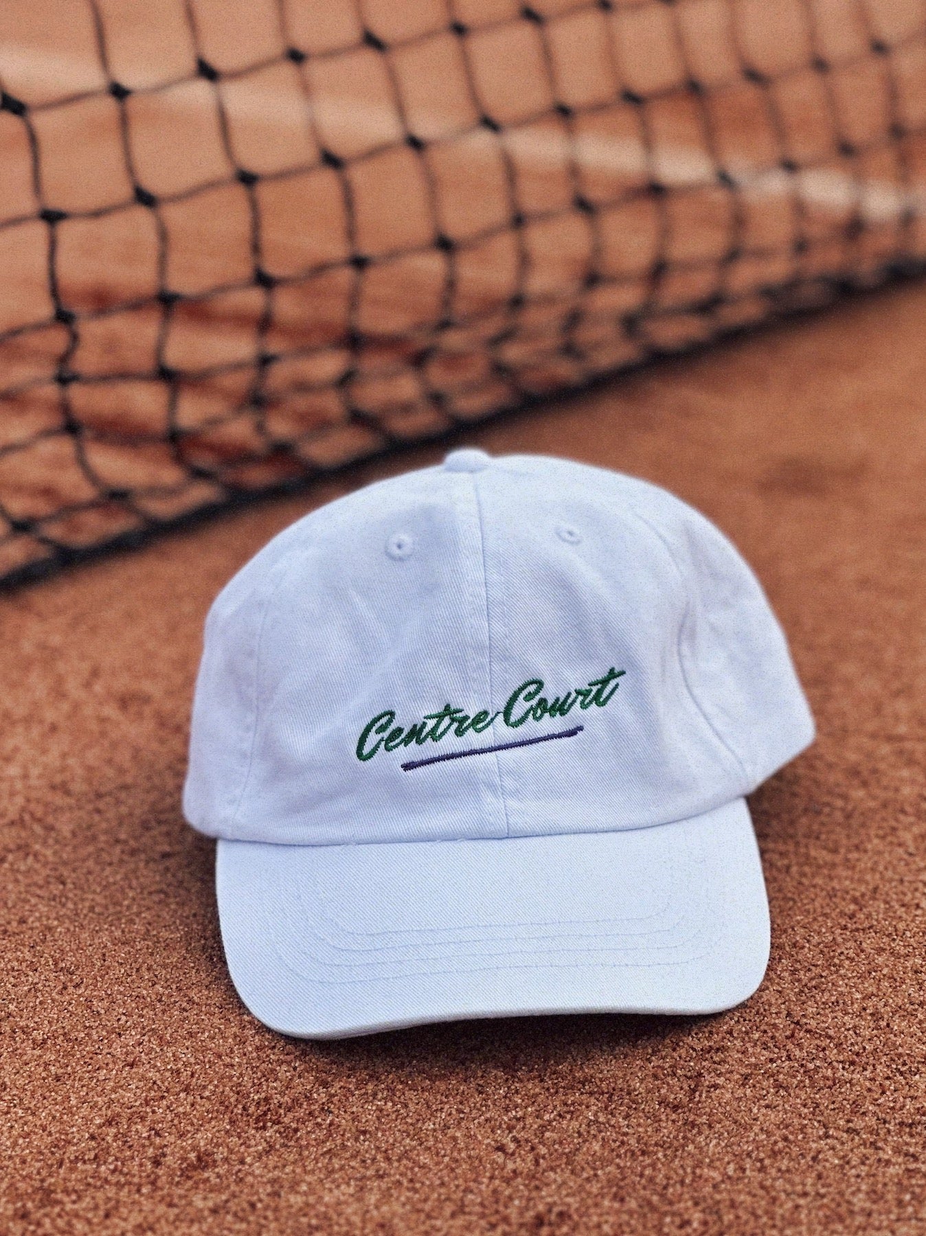 The Centre Court Cap- Embroidered Wimbledon Tennis Cap – Studio Sewn